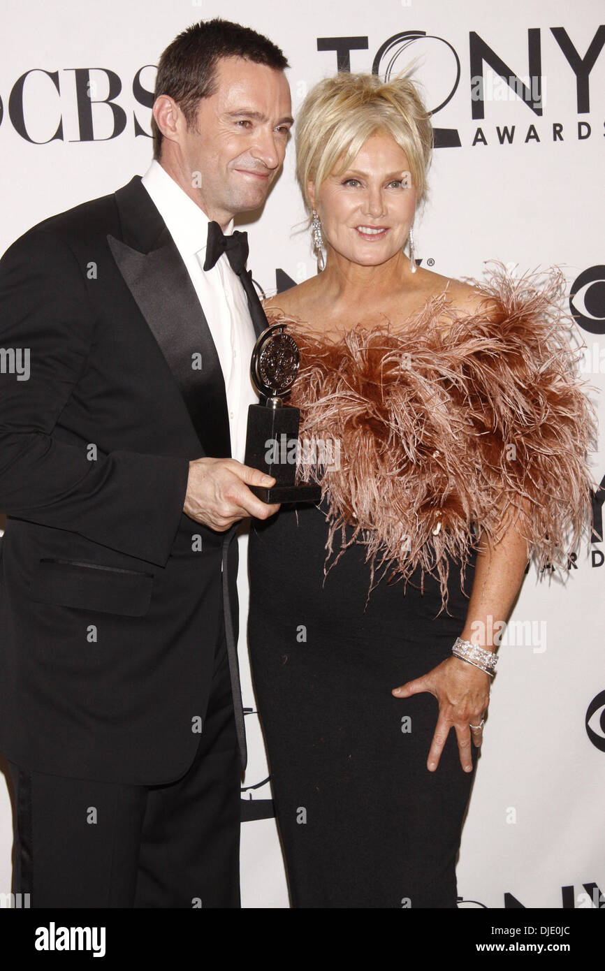 Hugh Jackman and Deborra-Lee Furness The 66th Annual Tony Awards, held ...