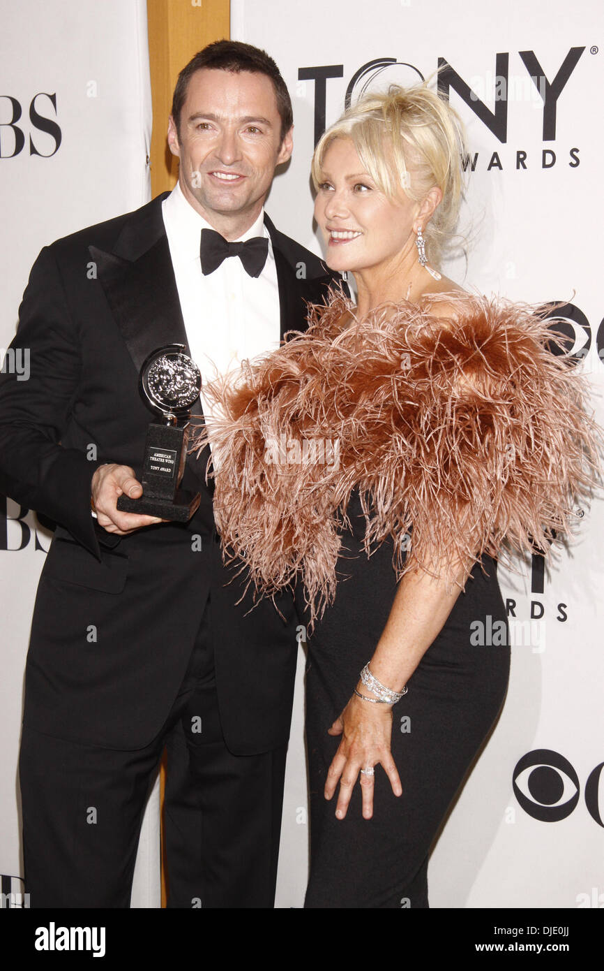 Hugh Jackman and Deborra-Lee Furness The 66th Annual Tony Awards, held ...