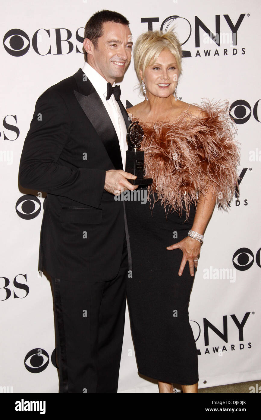 Hugh Jackman and Deborra-Lee Furness The 66th Annual Tony Awards, held ...