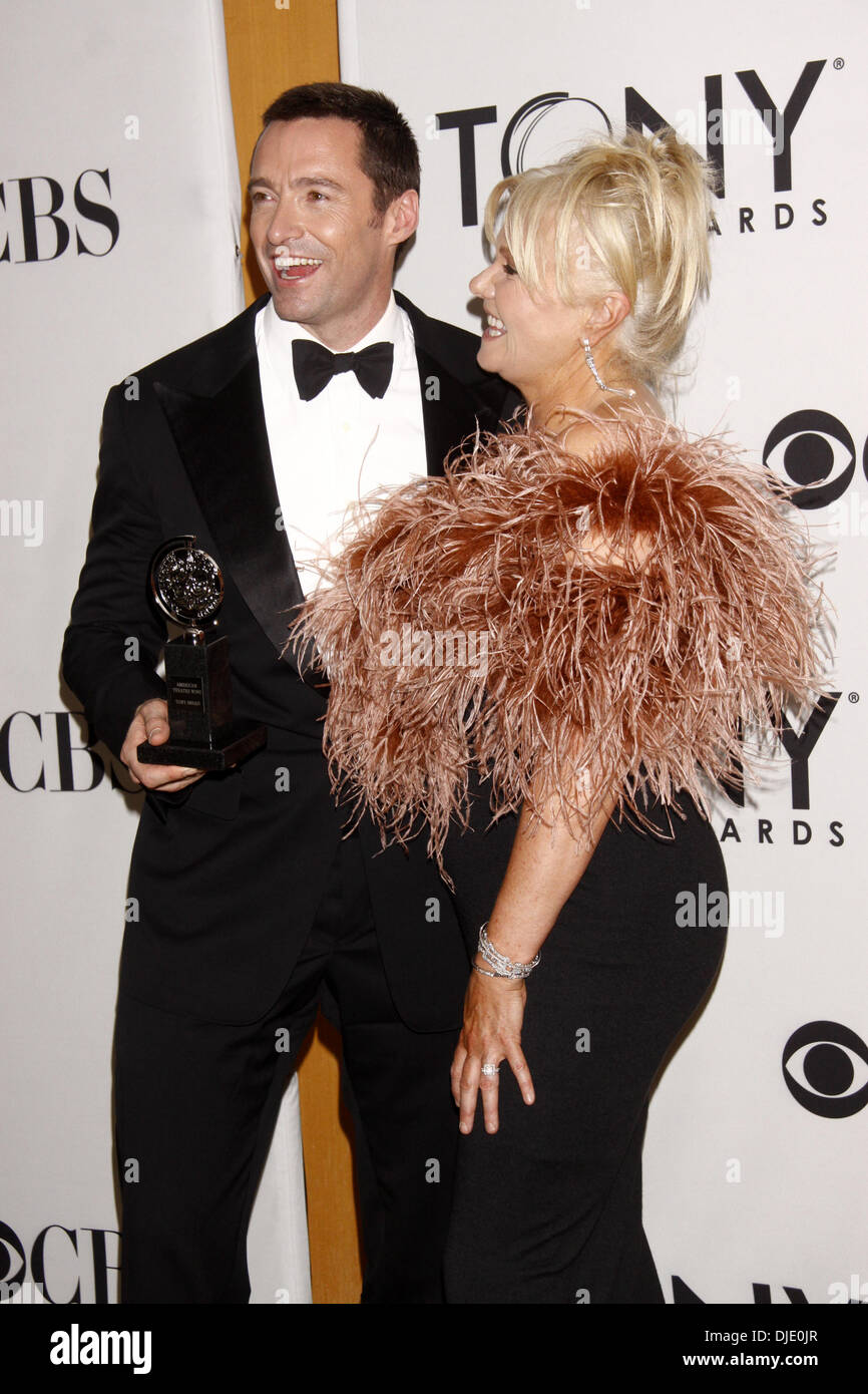 Hugh Jackman and Deborra-Lee Furness The 66th Annual Tony Awards, held ...