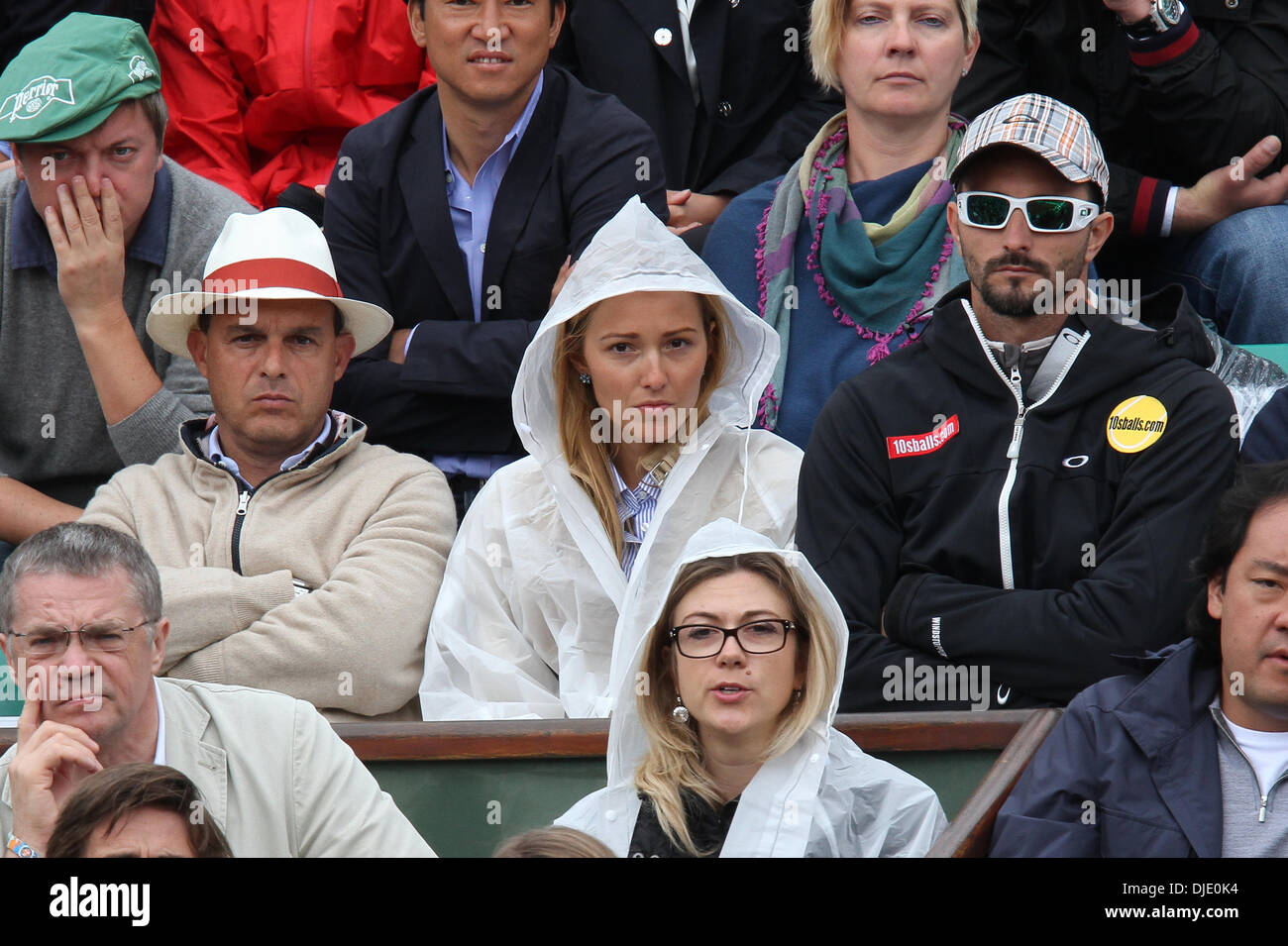 Jelena Ristic, the girlfriend of Novak Djokovic Celebrities attending ...