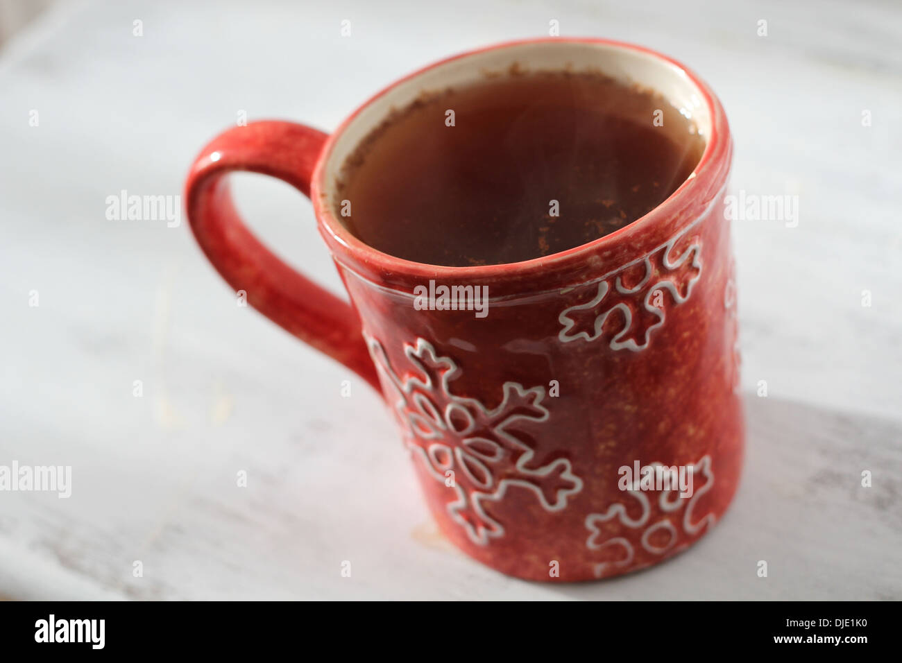 Herbal tea in a large tea cup Stock Photo - Alamy