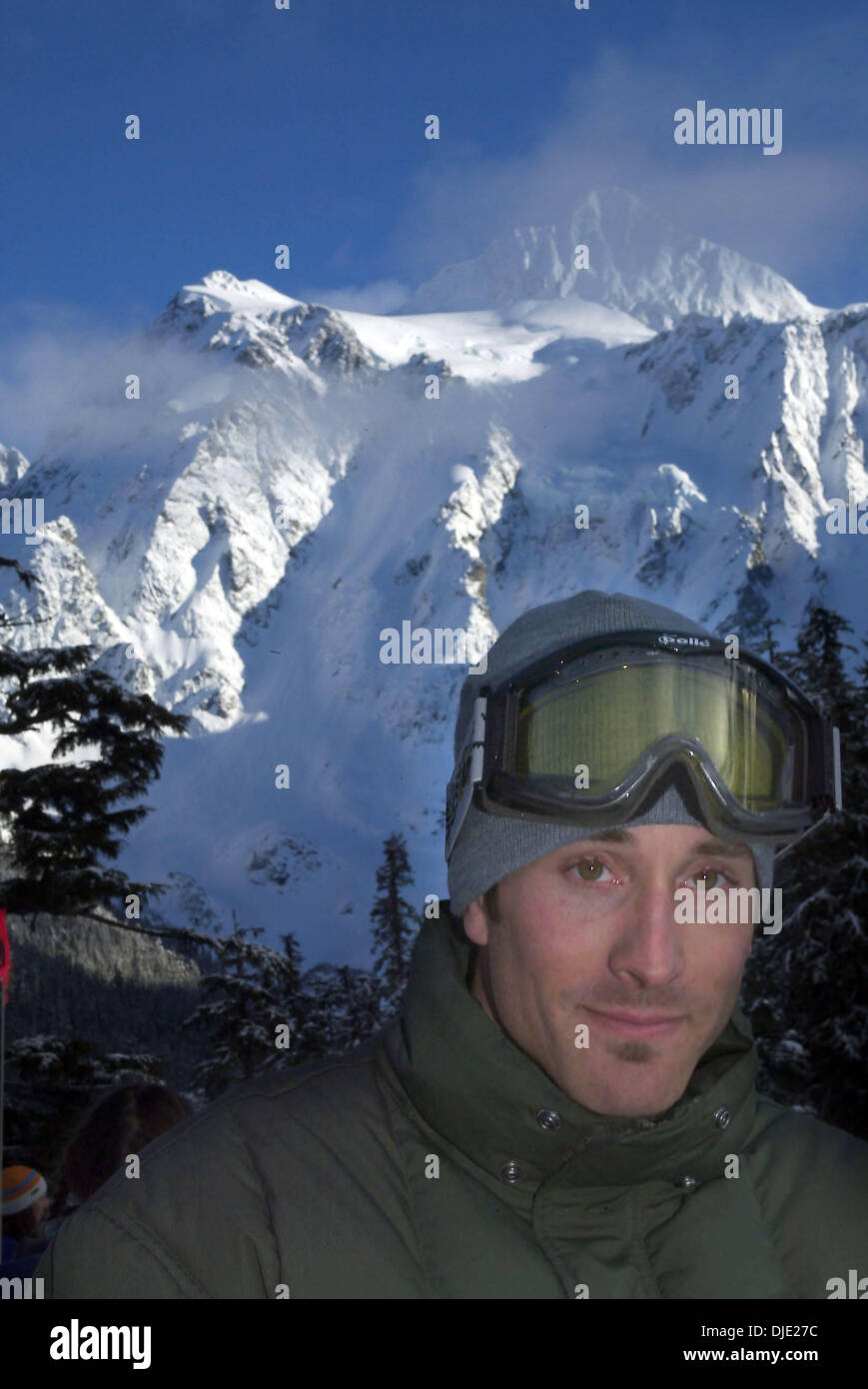 Feb 08, 2004; Mt. Baker, WA, USA; Seen here, first ever Gold Medal ...