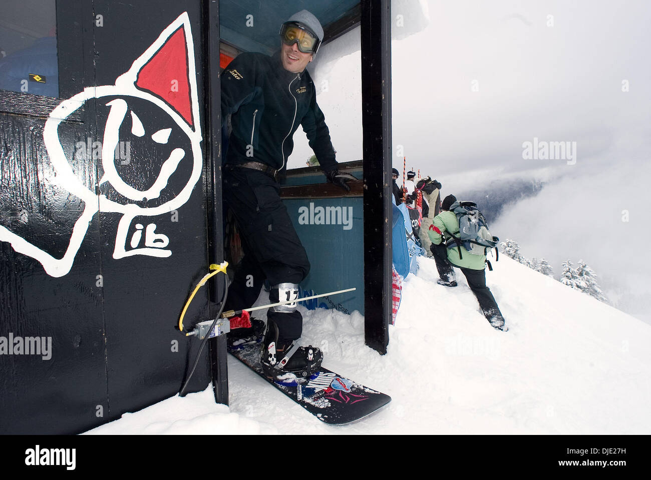 Feb 08, 2004; Mt. Baker, WA, USA; Seen here, first ever Gold Medal ...