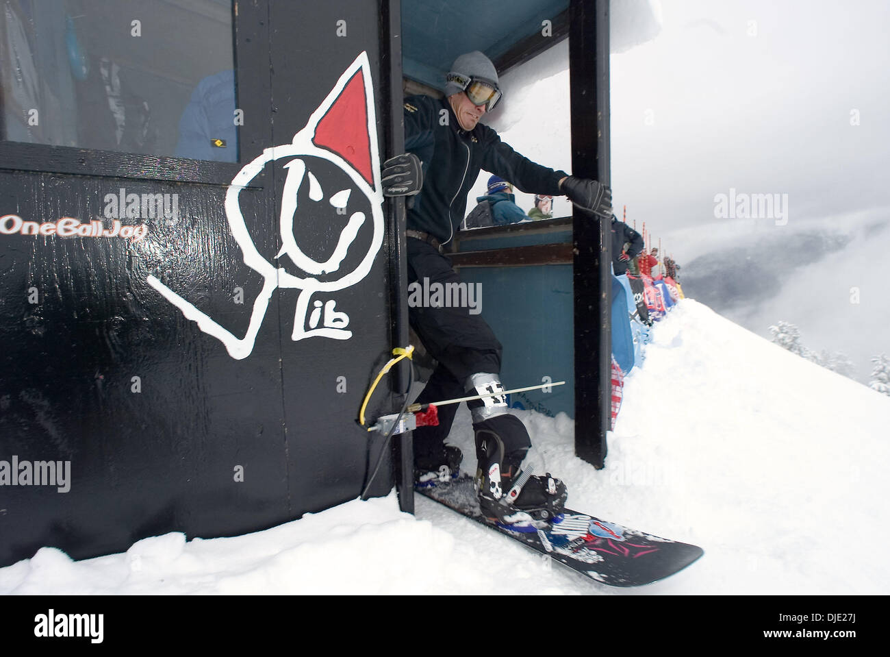 Feb 08, 2004; Mt. Baker, WA, USA; Seen here, first ever Gold Medal ...