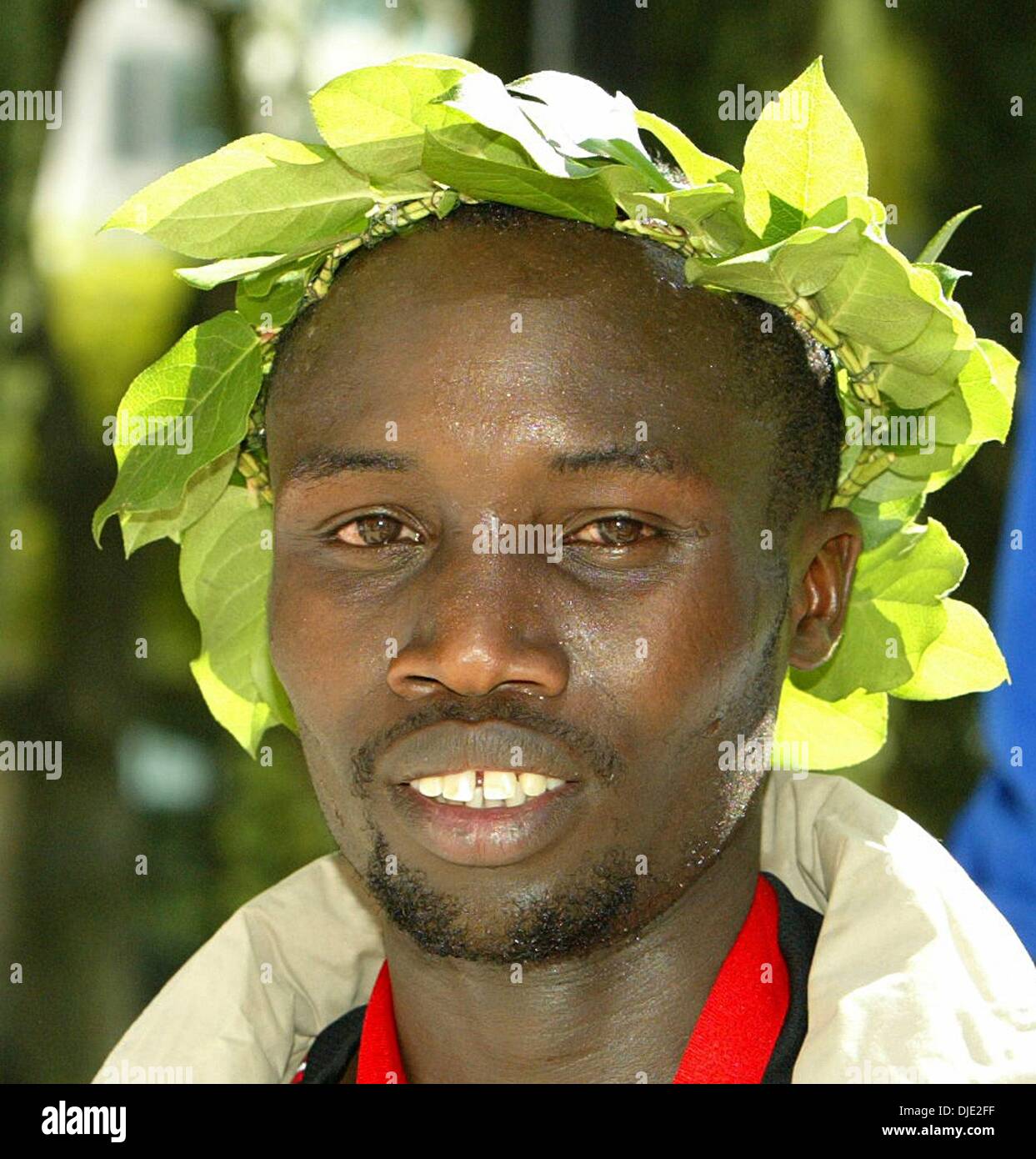 Mar 07, 2004; Los Angeles, CA, USA; DAVID KIRUI from Kenya stands in ...