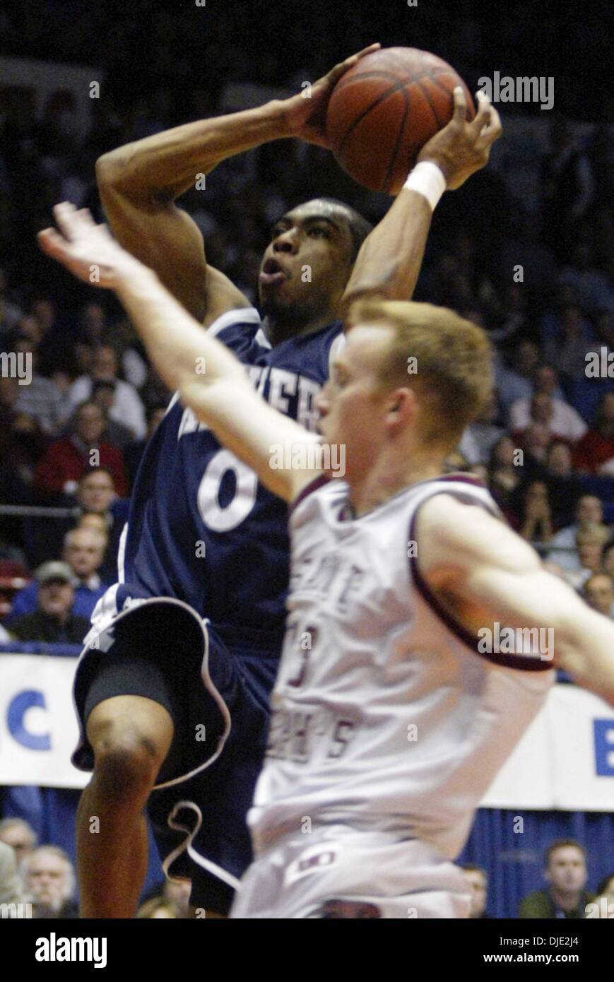 Mar 11, 2004; Dayton, OH; USA; St. Joe's Chet Stachitas (13), lower ...