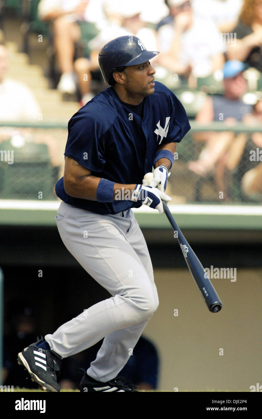 March 13, 2004; Kissimmee, FL, USA; New York Yankees' first baseman ...