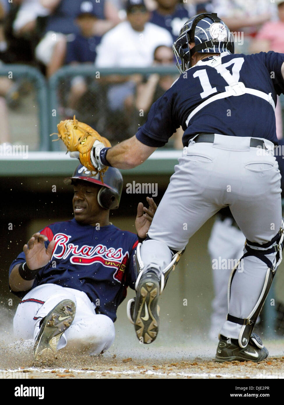 March 13, 2004; Kissimmee, FL, USA; New York Yankees' catcher JOHN ...