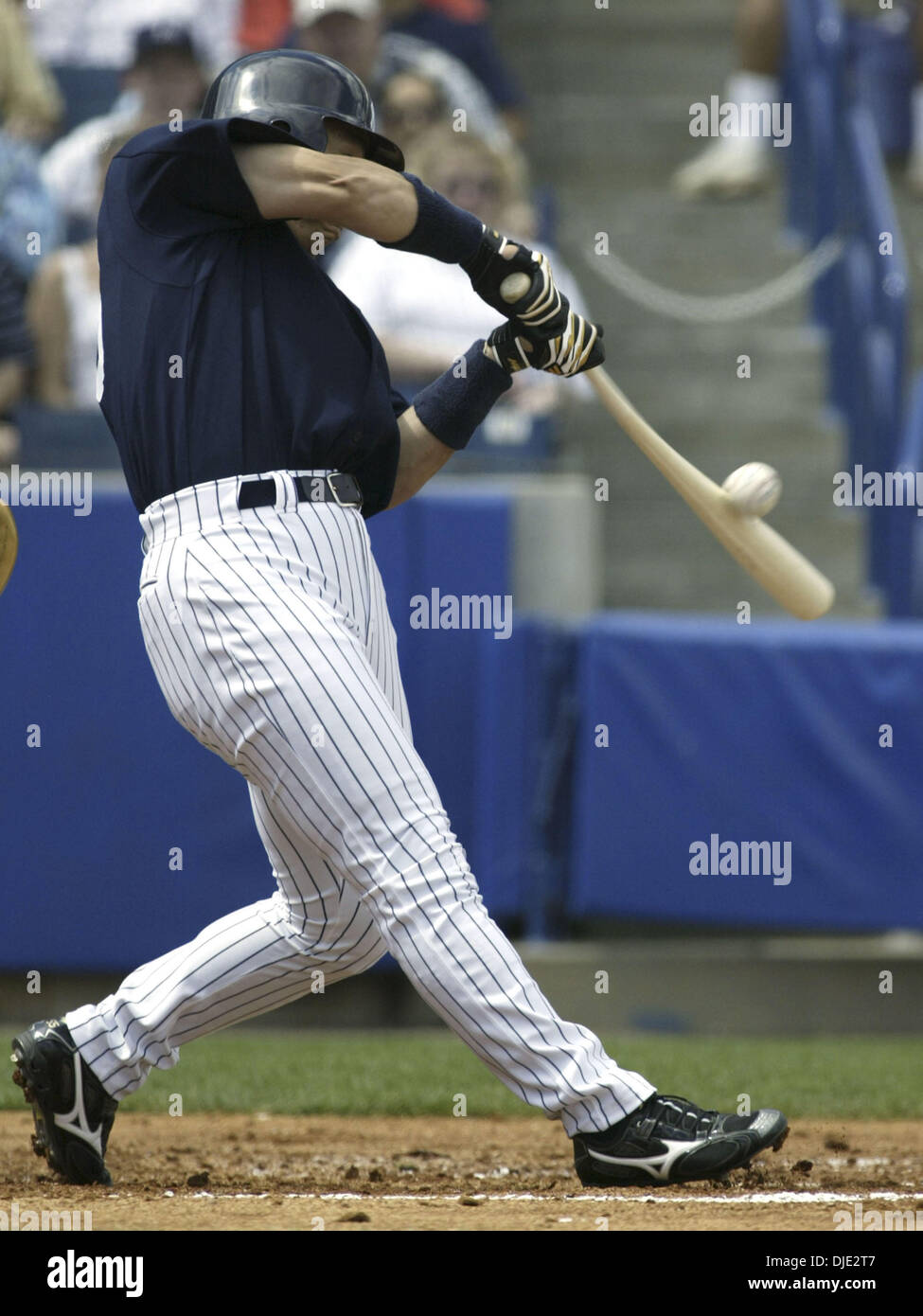 March 14, 2004; Tampa, FL, USA; New York Yankees' left fielder HIDEKI ...