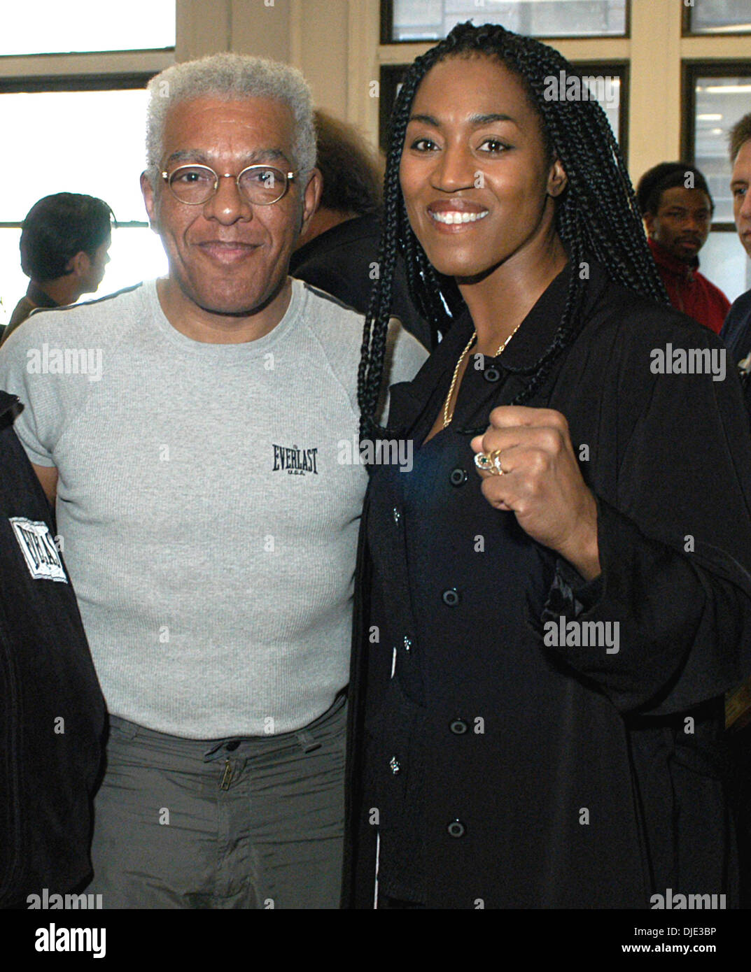 Mar 28, 2004; New York City, NY, USA; Boxer JACQUELINE FRAZIER-LYDE ...