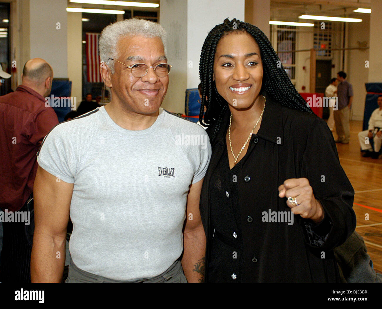 Mar 28, 2004; New York City, NY, USA; Boxer JACQUELINE FRAZIER-LYDE ...
