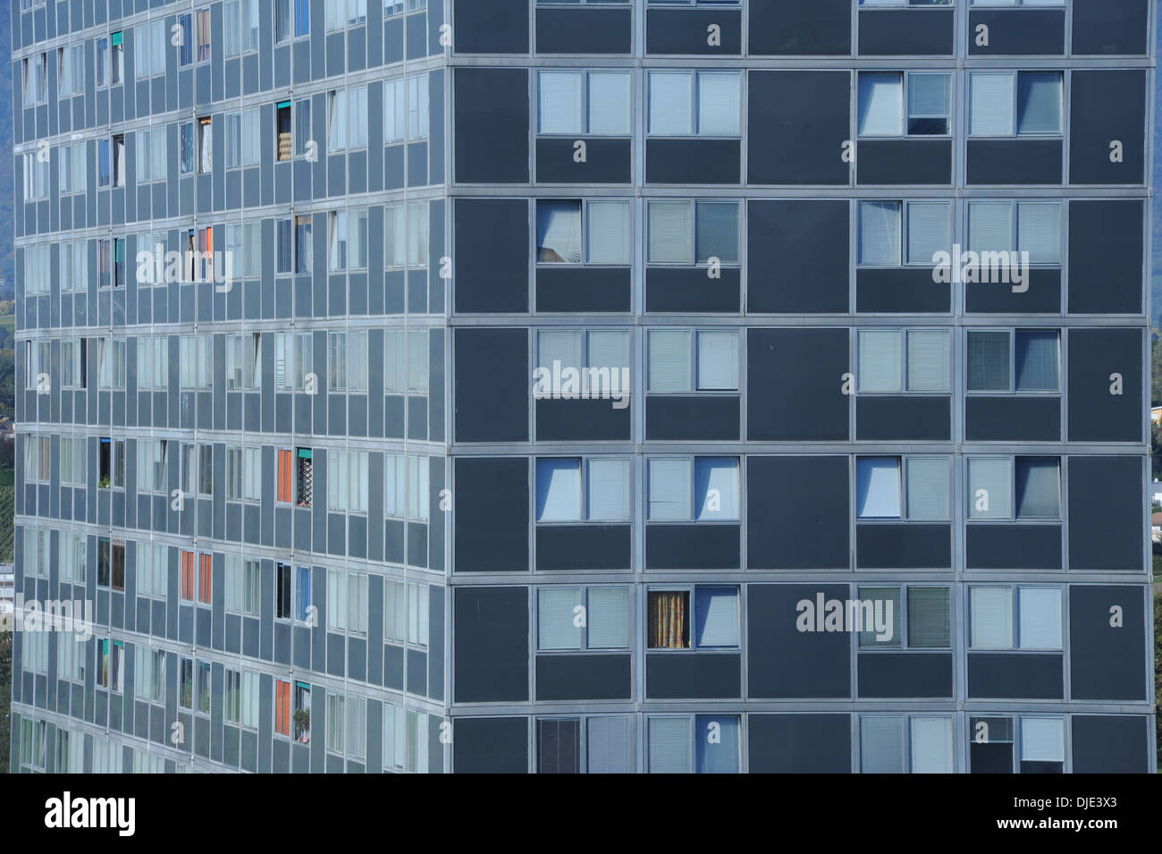 Skyscraper of Le Lignon near Geneva on Switzerland Stock Photo - Alamy