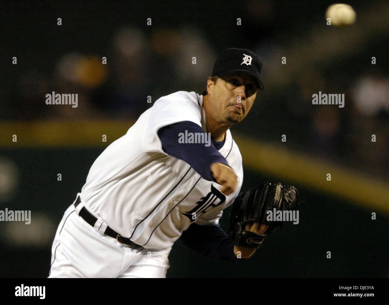 Apr 13, 2004; Detroit, MI, USA; BASEBALL: Tigers relief pitcher DANNY ...