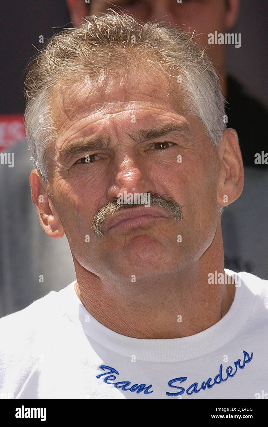 April 22, 2004; Los Angeles, CA, USA; HAROLD VOLBRECHT, the trainer for ...