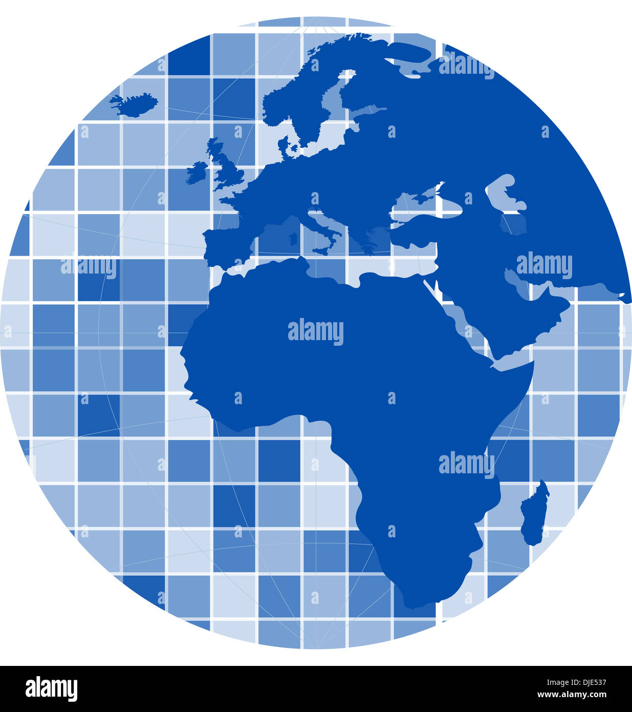tiles mosaic background globe Stock Photo - Alamy