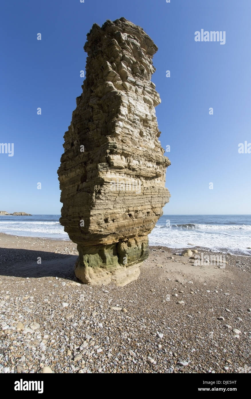 Sea Stack Known As Lot's Wife; South Shields, Tyne And Wear, England ...