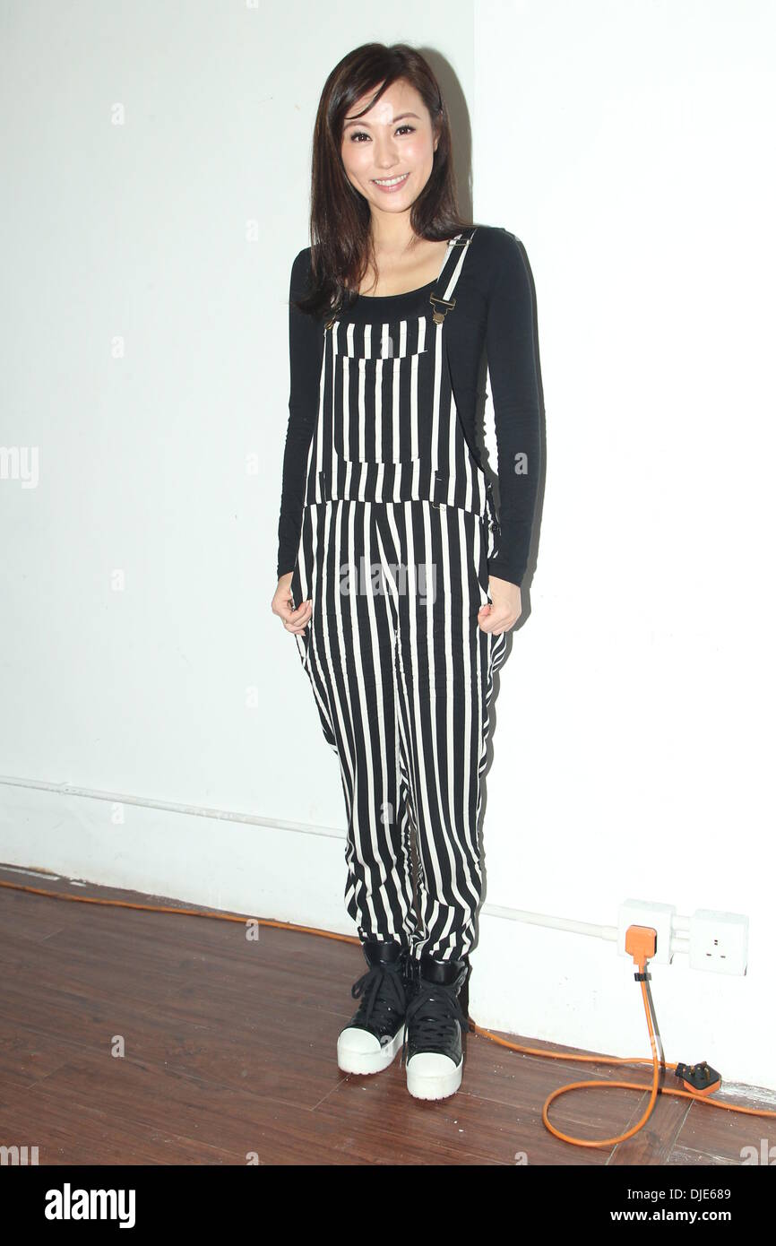 Hong Kong, China. 26th Nov, 2013. Cast member Annie Liu attends worship ...