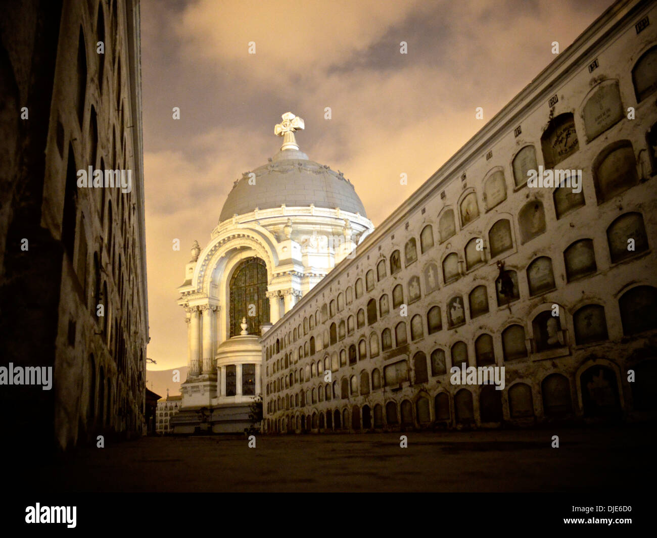 An evening tour of the Presbitero Maestro Cemetery, Lima, Peru Stock ...