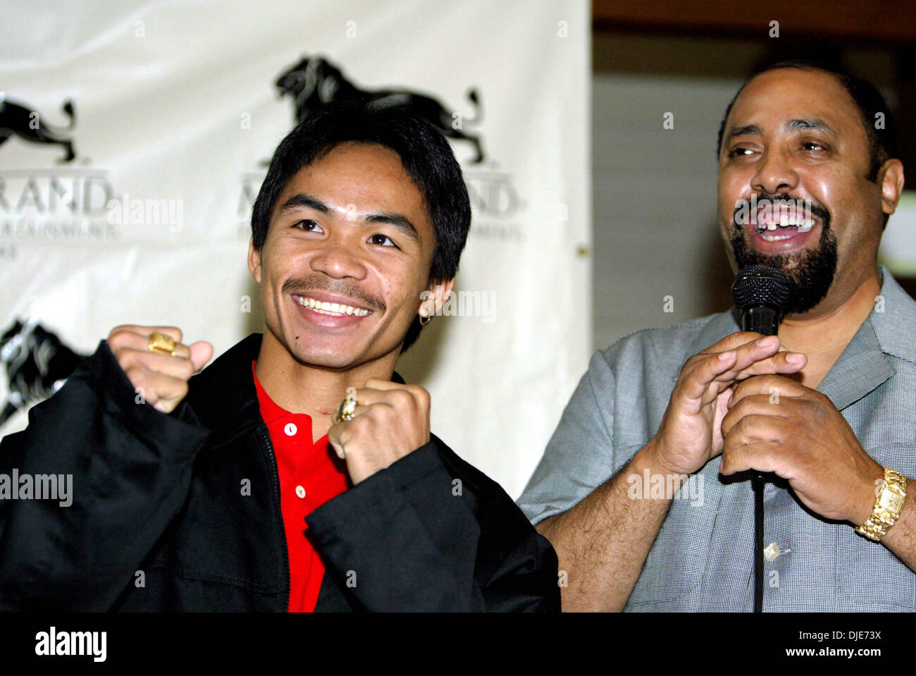 May 04, 2004; Los Angeles, CA, USA; MANNY PACQUIAO from the Philippines ...