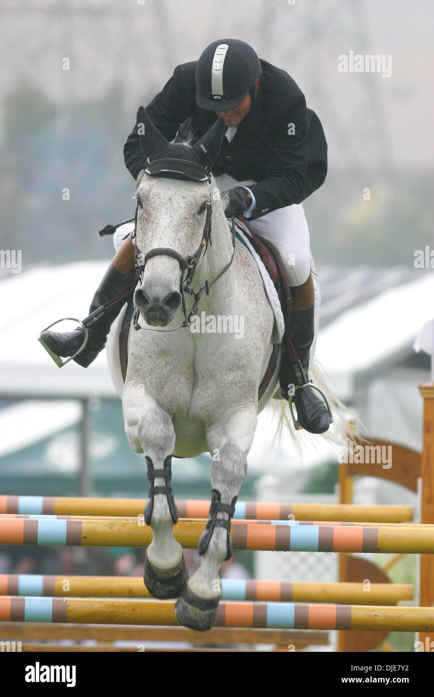 May 23, 2004; San Juan Capistrano, CA, USA; ALI NILFORUSHAN and horse ...