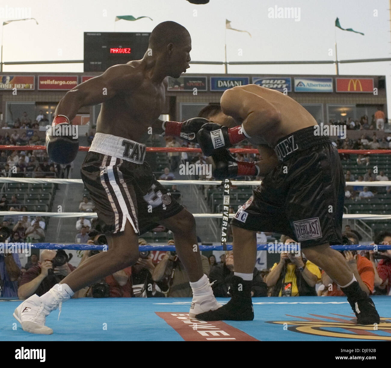 Jun 19, 2004; Los Angeles, CA, USA; 2000 US Olympian JERMAIN TAYLOR ...