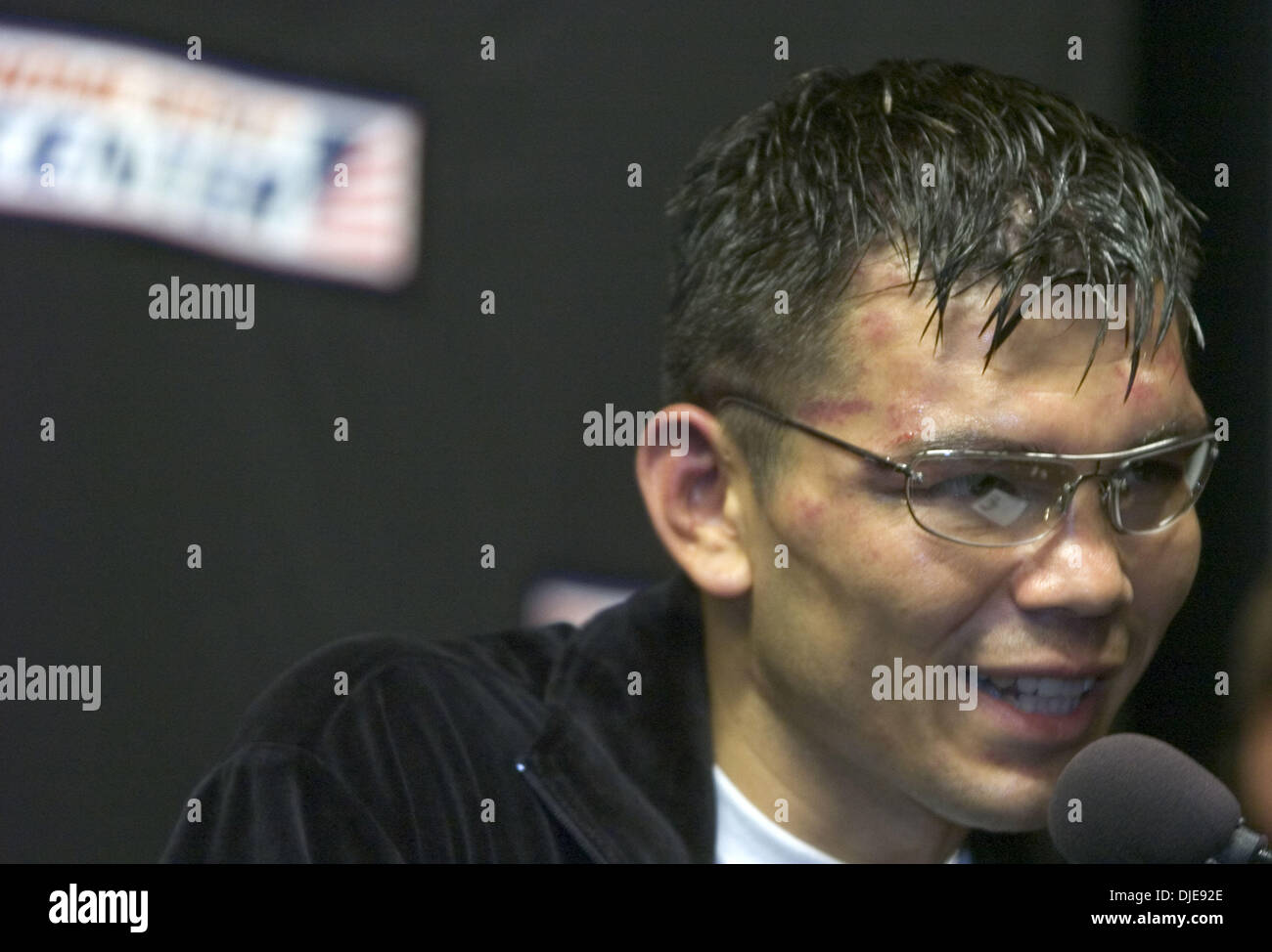 Jun 19, 2004; Los Angeles, CA, USA; HBO commentator RAUL MARQUEZ loses ...