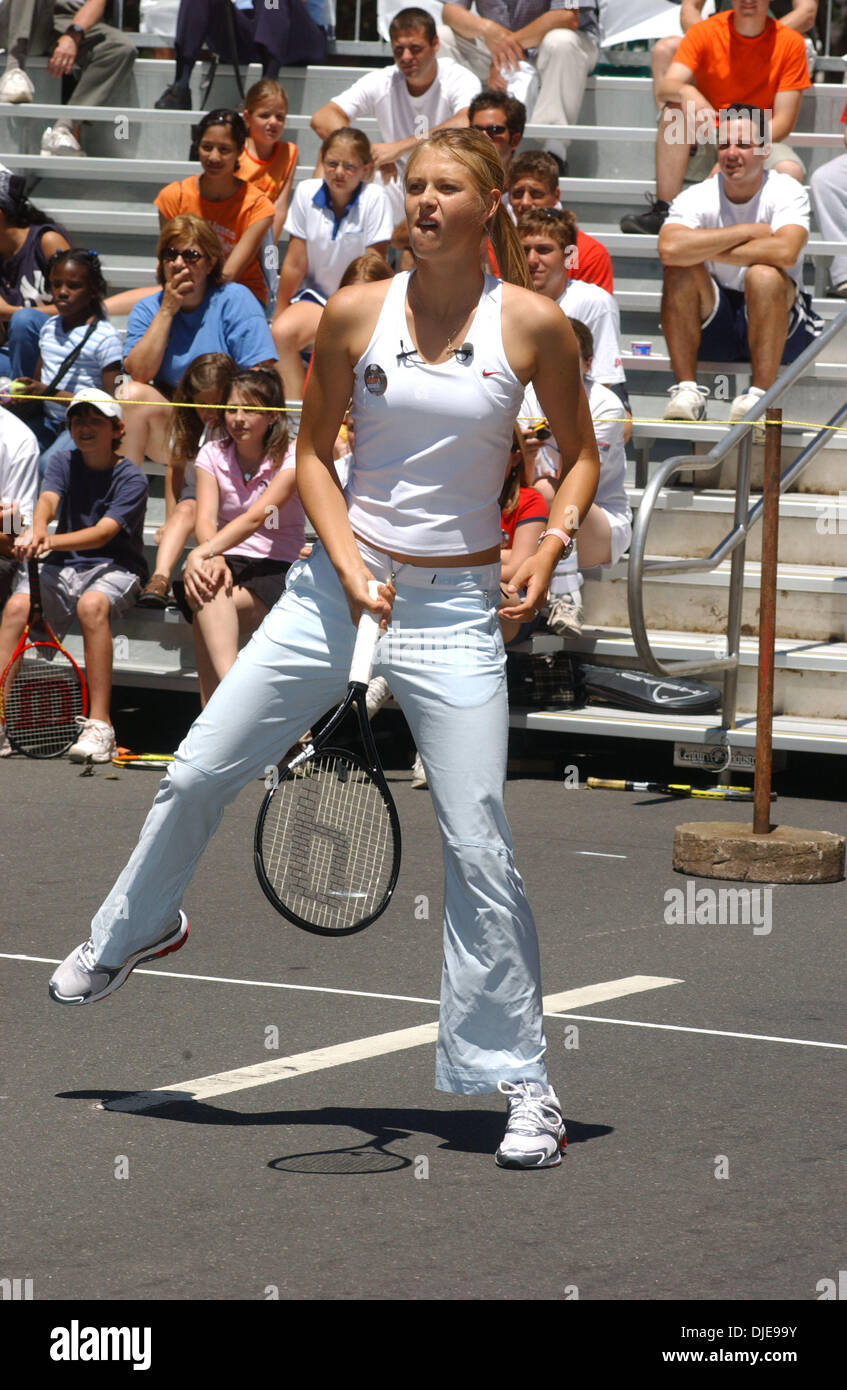 Jul 06, 2004; New Haven, CT, USA; Wimlbedon Champion MARIA SHARAPOVA ...