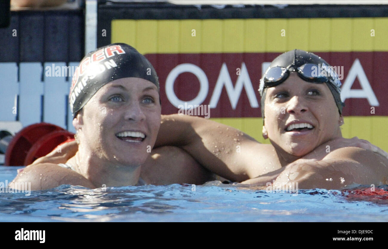 Jul 8, 2004; Long Beach, CA, USA; Swimmer RACHEL KOMISARZ from the ...