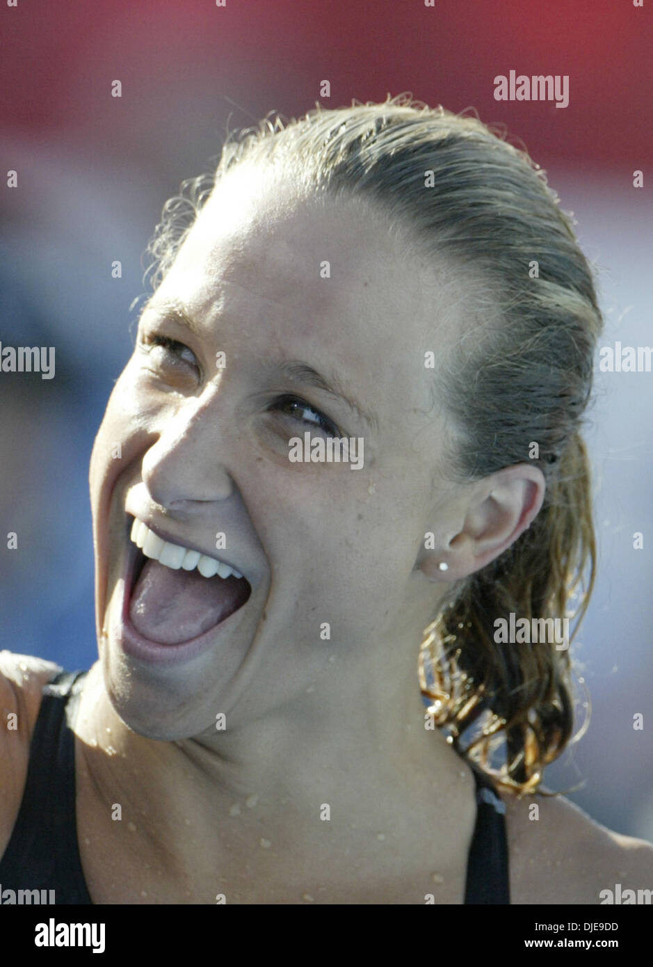 Jul 8, 2004; Long Beach, CA, USA; Swimmer RACHEL KOMISARZ from the ...