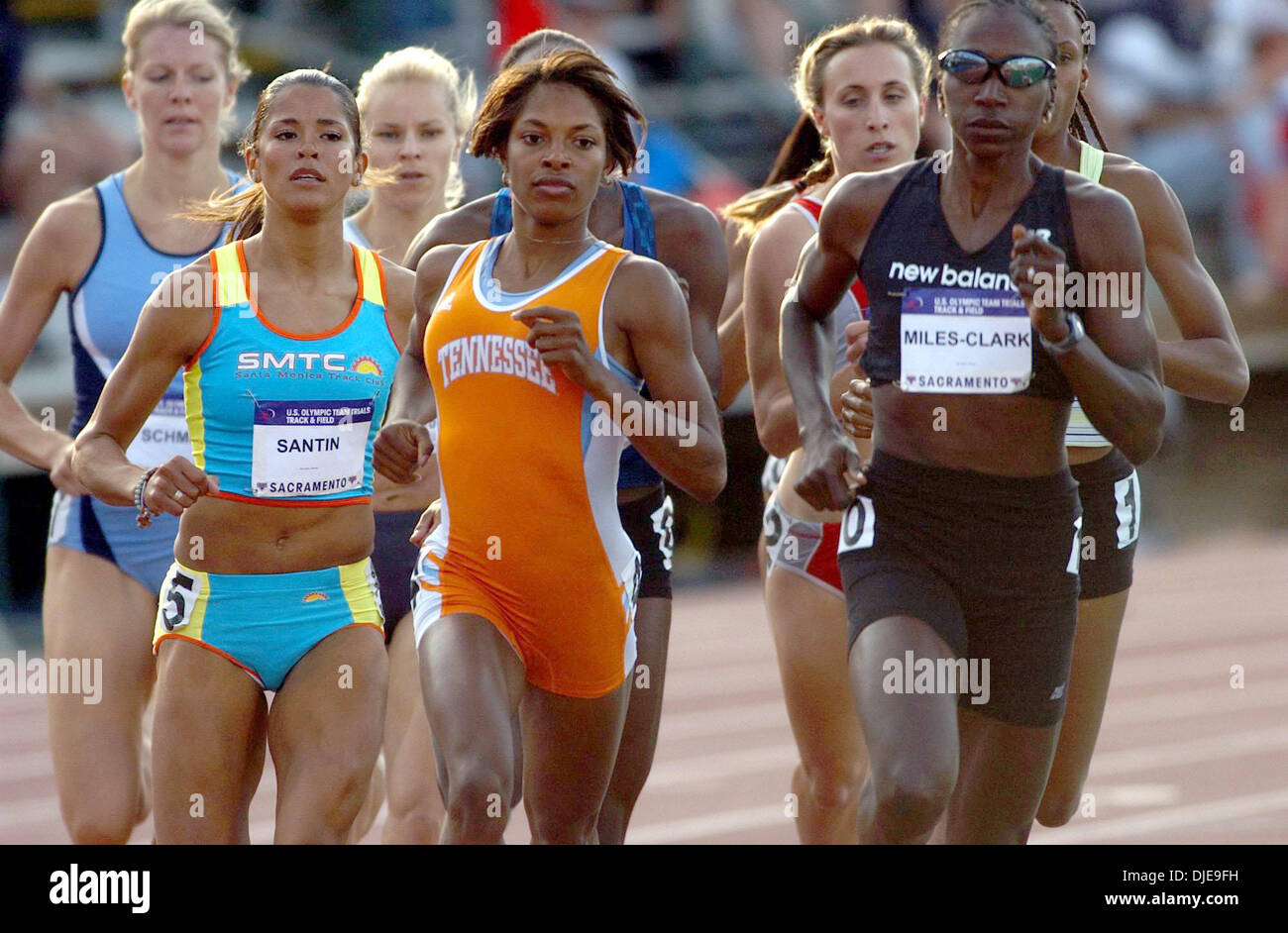 Jul 09, 2004; Sacramento, CA, USA; NICOLE COOK and JEARL MILES-COOK ...