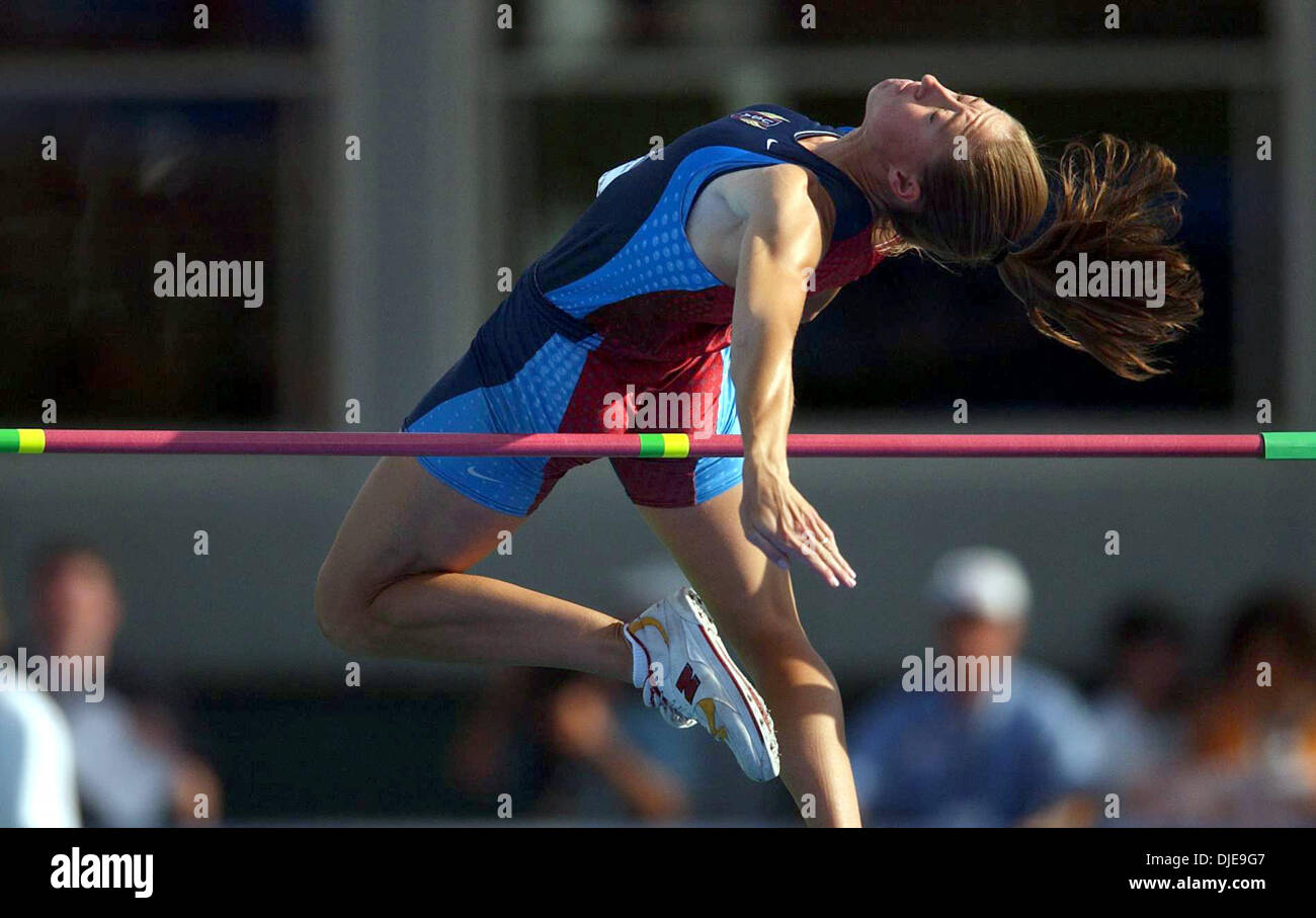 Jul 09, 2004; Sacramento, CA, USA; TIFFANY LOTT HOGAN competes in the ...