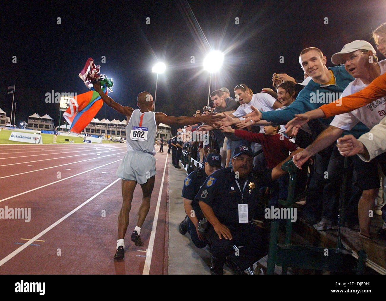 Jul 09, 2004; Sacramento, CA, USA; MEB KEFLEZIGHI winner of the 10,000 ...