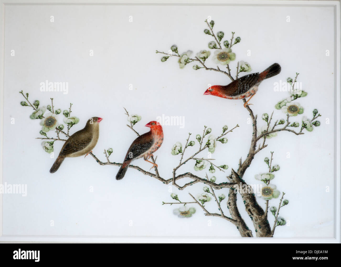 Chinese Pith Painting 19th Century Stock Photo - Alamy