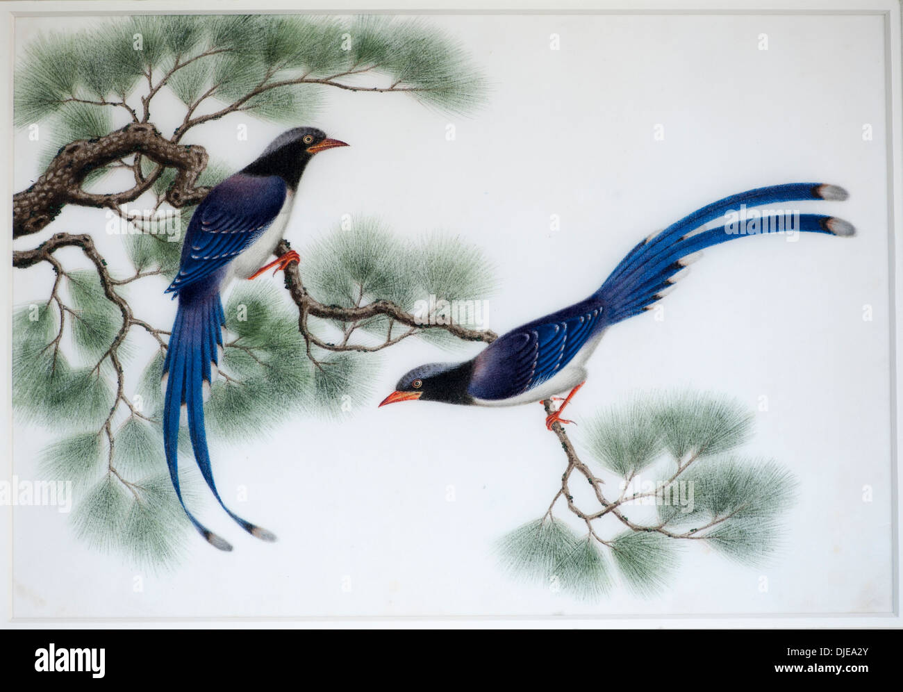 Chinese Pith Painting 19th Century Stock Photo - Alamy