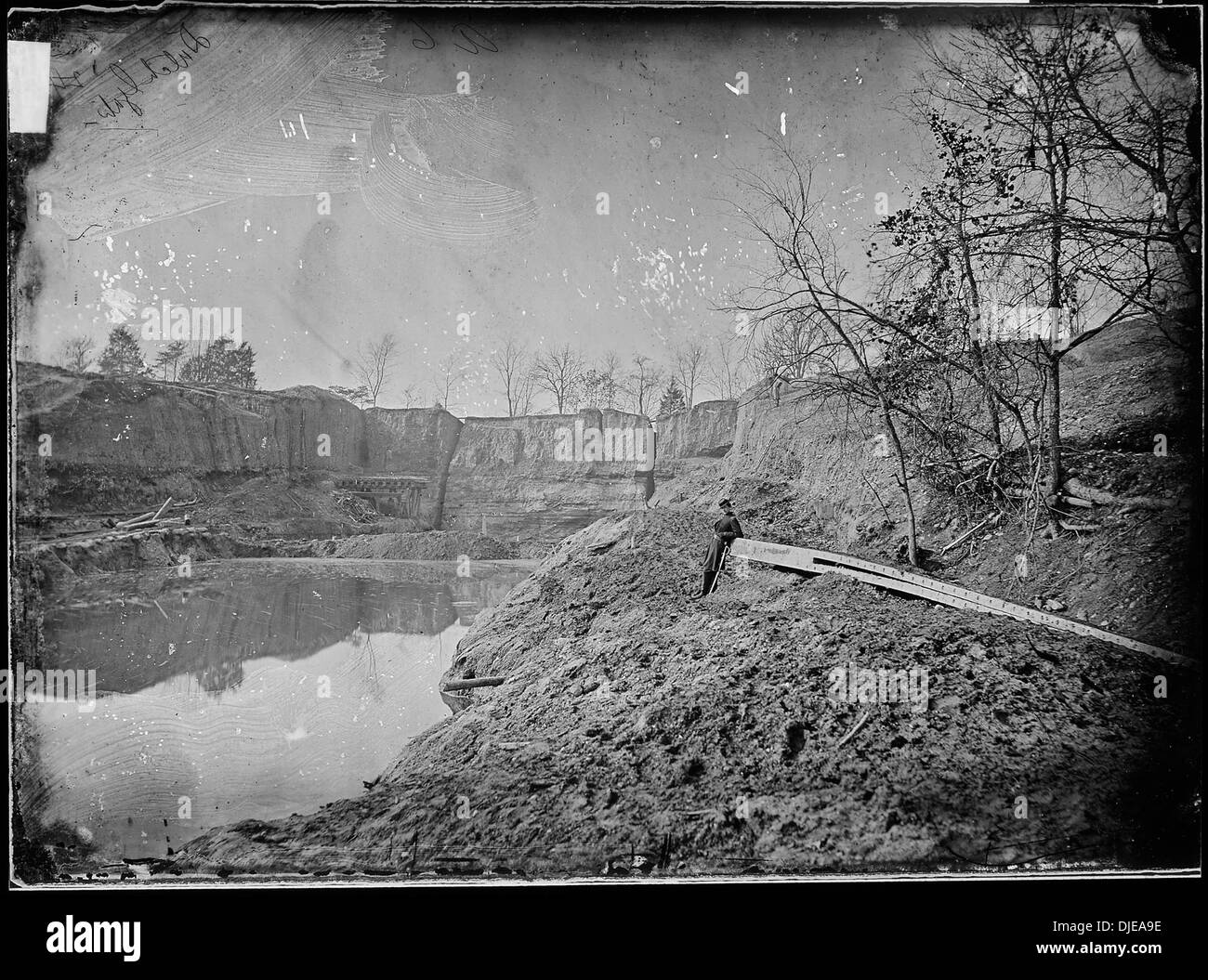 A view of the Dutch Gap Canal on the James River in Virginia, a ...