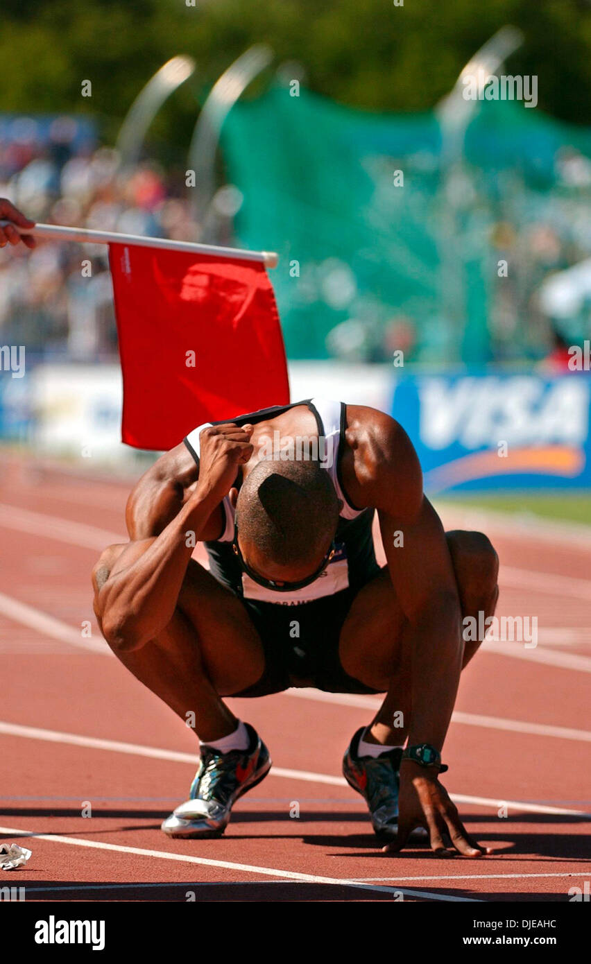 Jul 10, 2004; Sacramento, CA, USA; REGAN NICHOLS running for the U.S ...