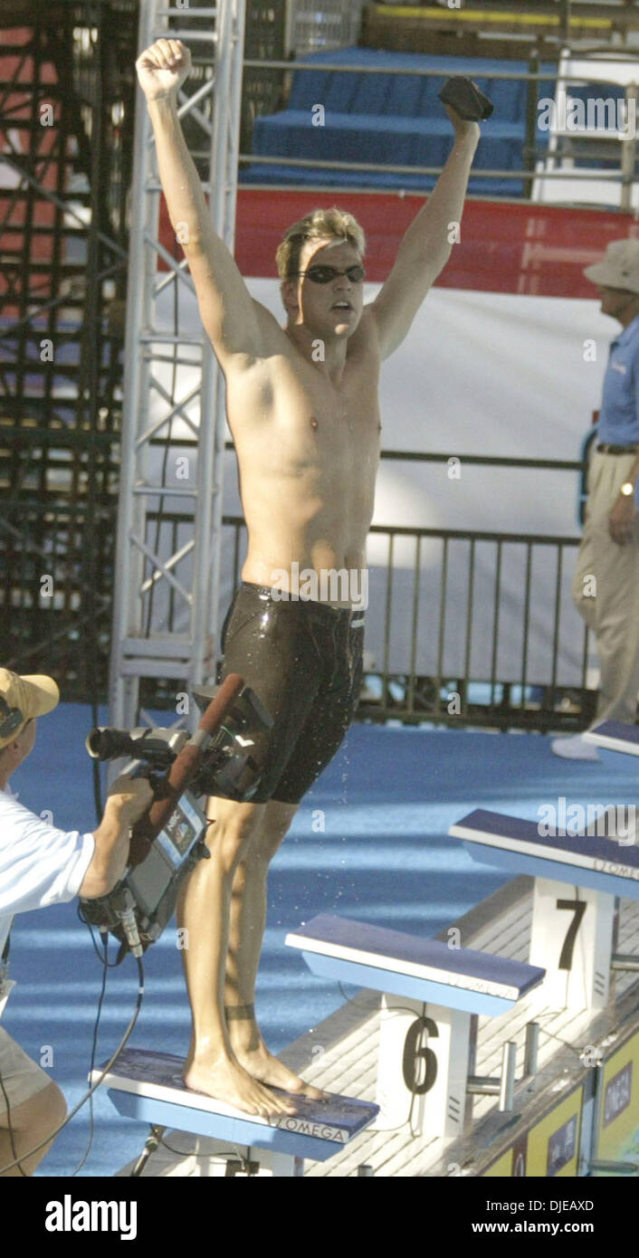 Jul 13, 2004; Long Beach, CA, USA; GARY HALL celebrates after winning ...