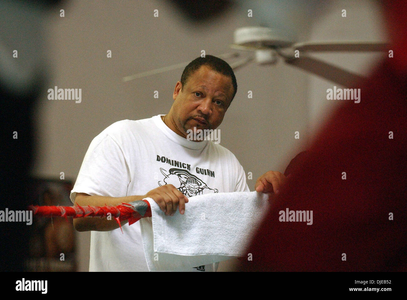 Jul 16, 2004; Houston, TX, USA; RONNIE SHIELDS trainer for Jesse 'James ...