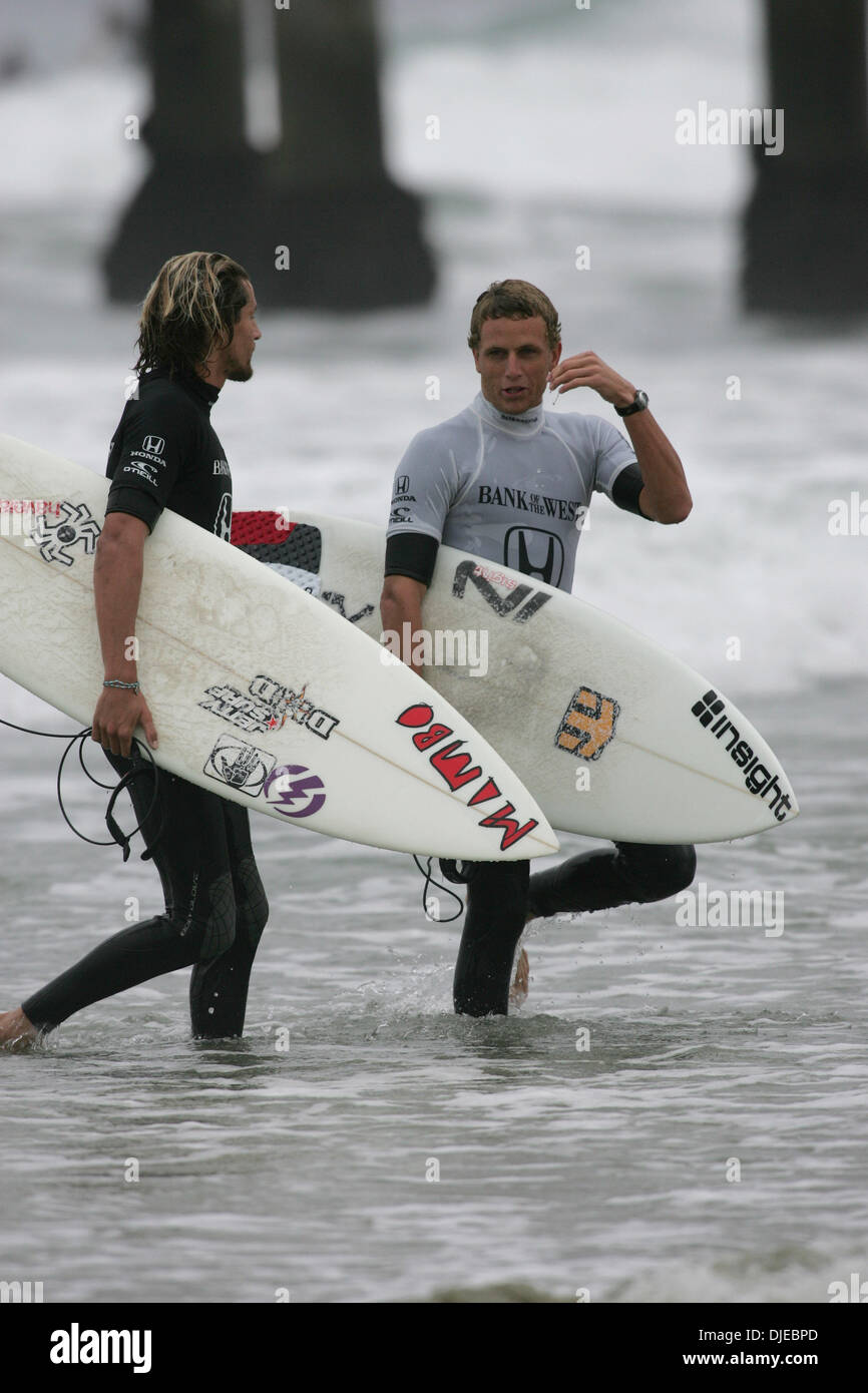 Aug 01, 2004; Huntington Beach, CA, USA; Australian surfer LUKE ...