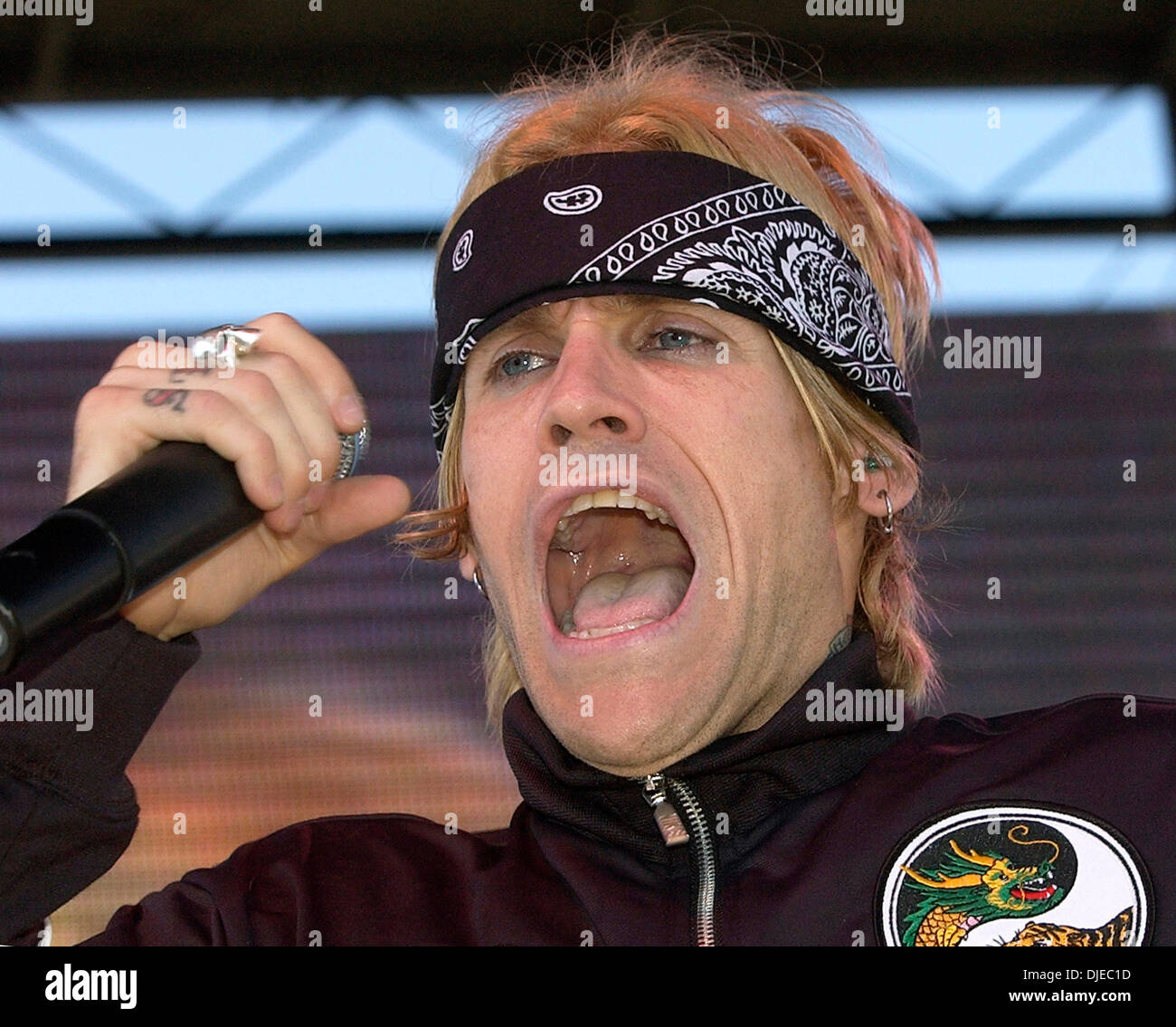 Aug 07, 2004; Los Angeles, CA, USA; JOSH TODD performing during X Games ...