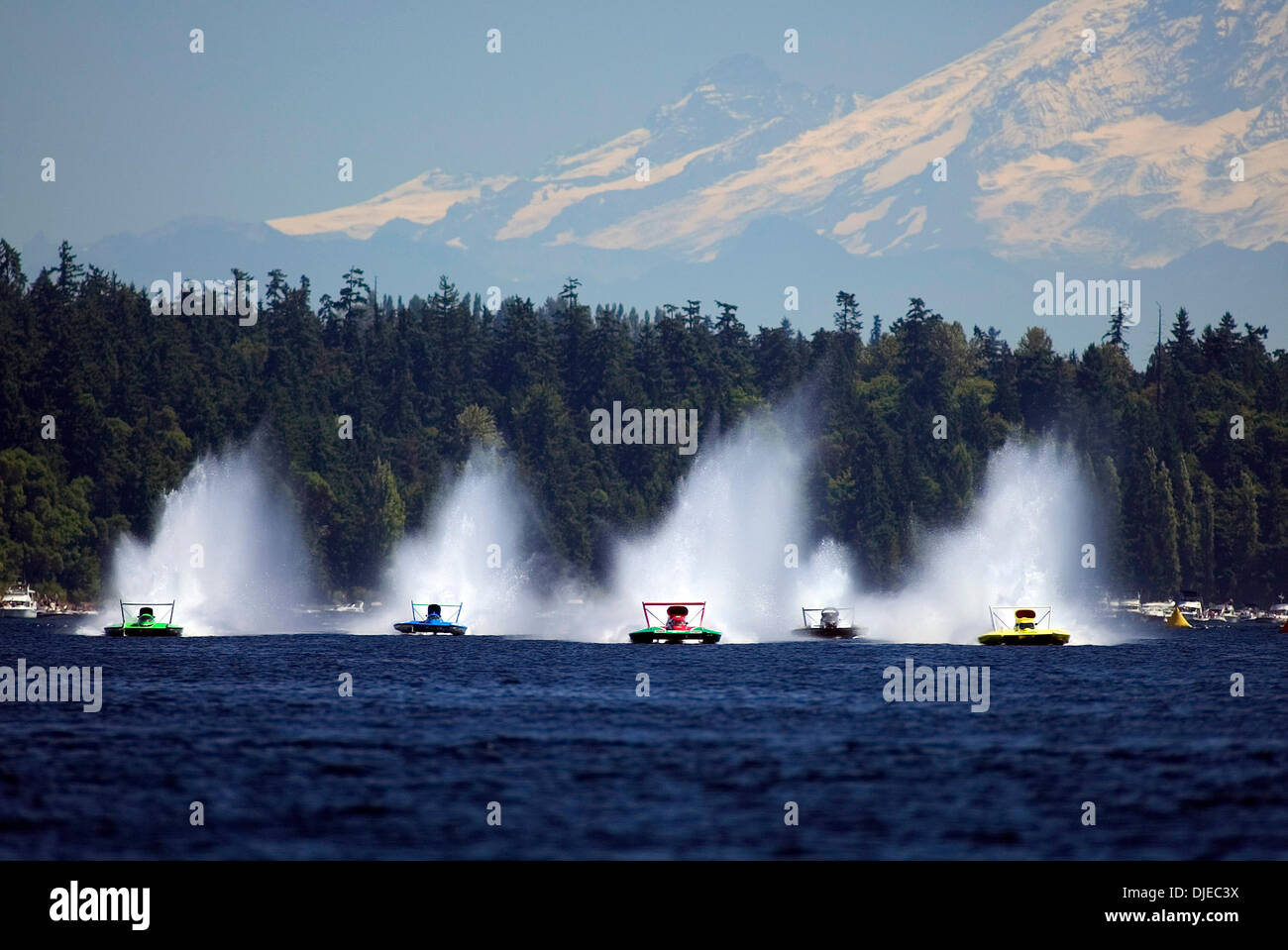 Aug 09, 2004; Seattle, WA, USA; Hydroplane racing at the Chevrolet Cup ...