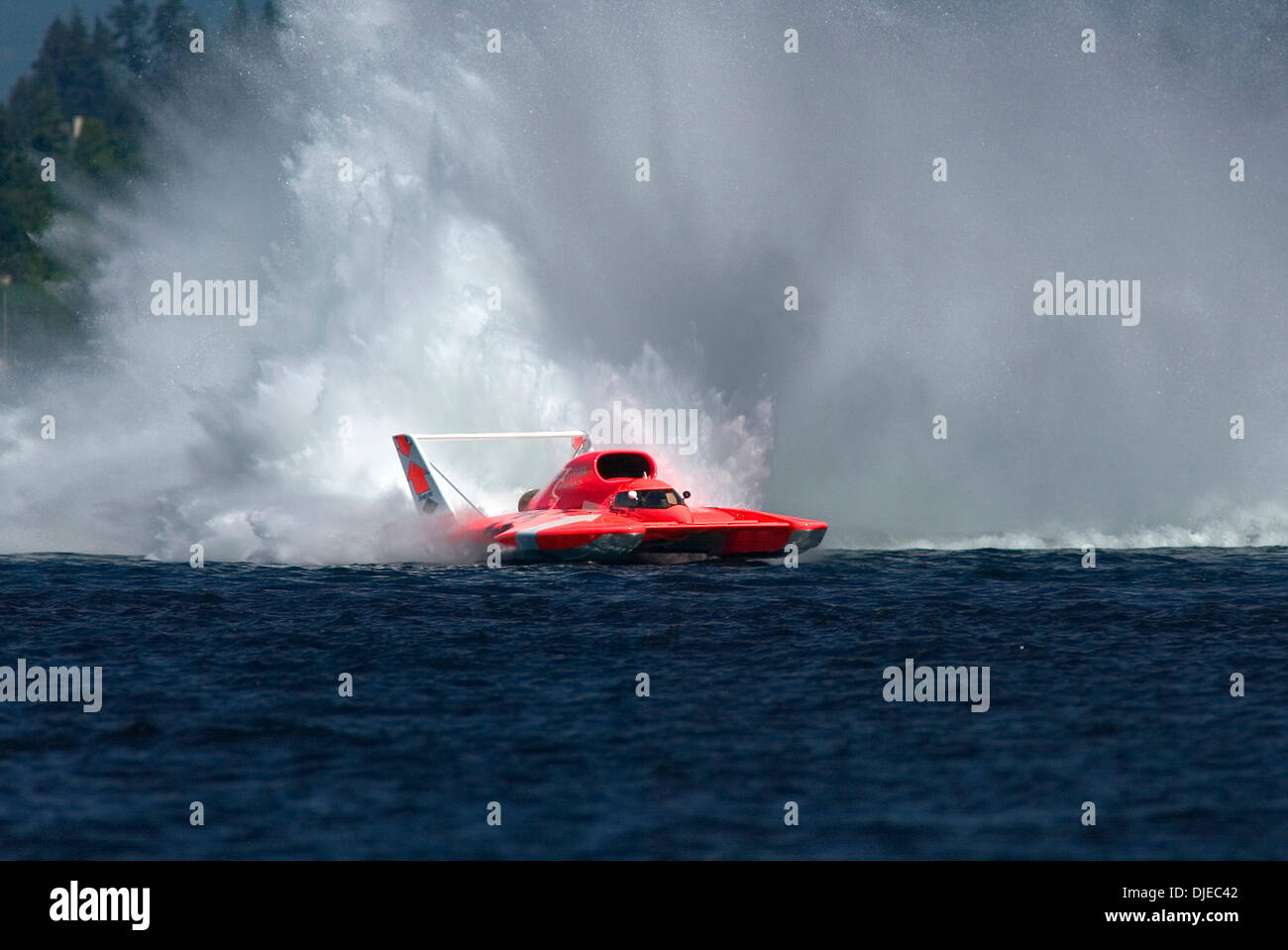Aug 09, 2004; Seattle, WA, USA; Hydroplane racing at the Chevrolet Cup ...