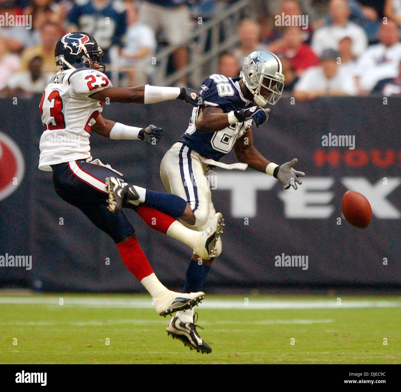 Aug 14, 2004; Houston, TX, USA; Houston Texans #23 DUNTA ROBINSON ...
