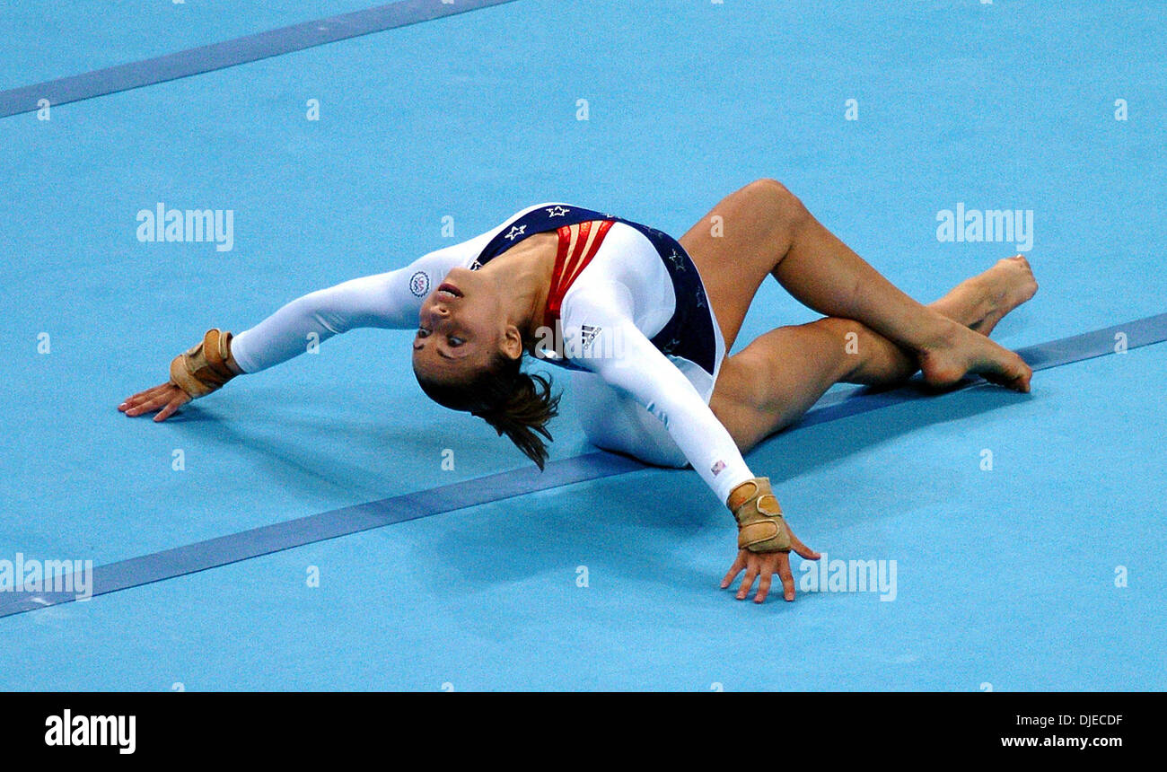 Aug 17, 2004; Olympic Indoor Hall, Athens, GREECE; U.S. Olympic gymnast ...
