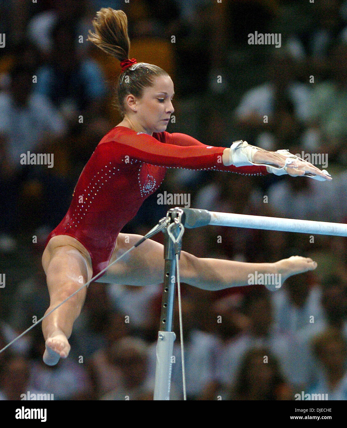 Aug 19, 2004; Athens, GREECE; U.S.A's Olympics gymnast CARLY PATTERSON ...
