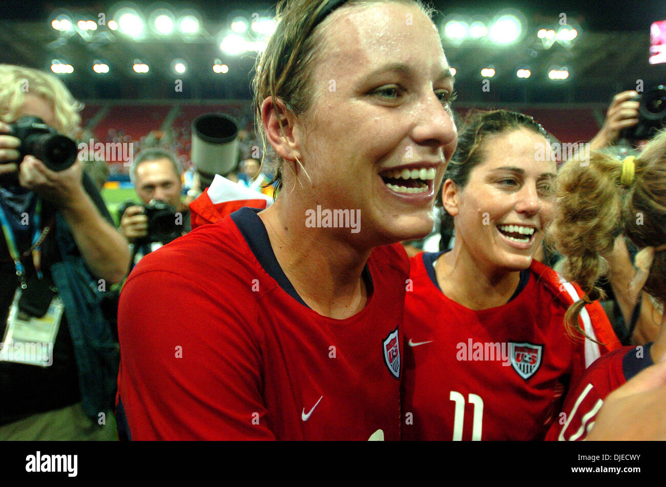 Aug 26, 2004; Athens, GREECE; U.S. Olympic soccer players ABBY WAMBACH ...