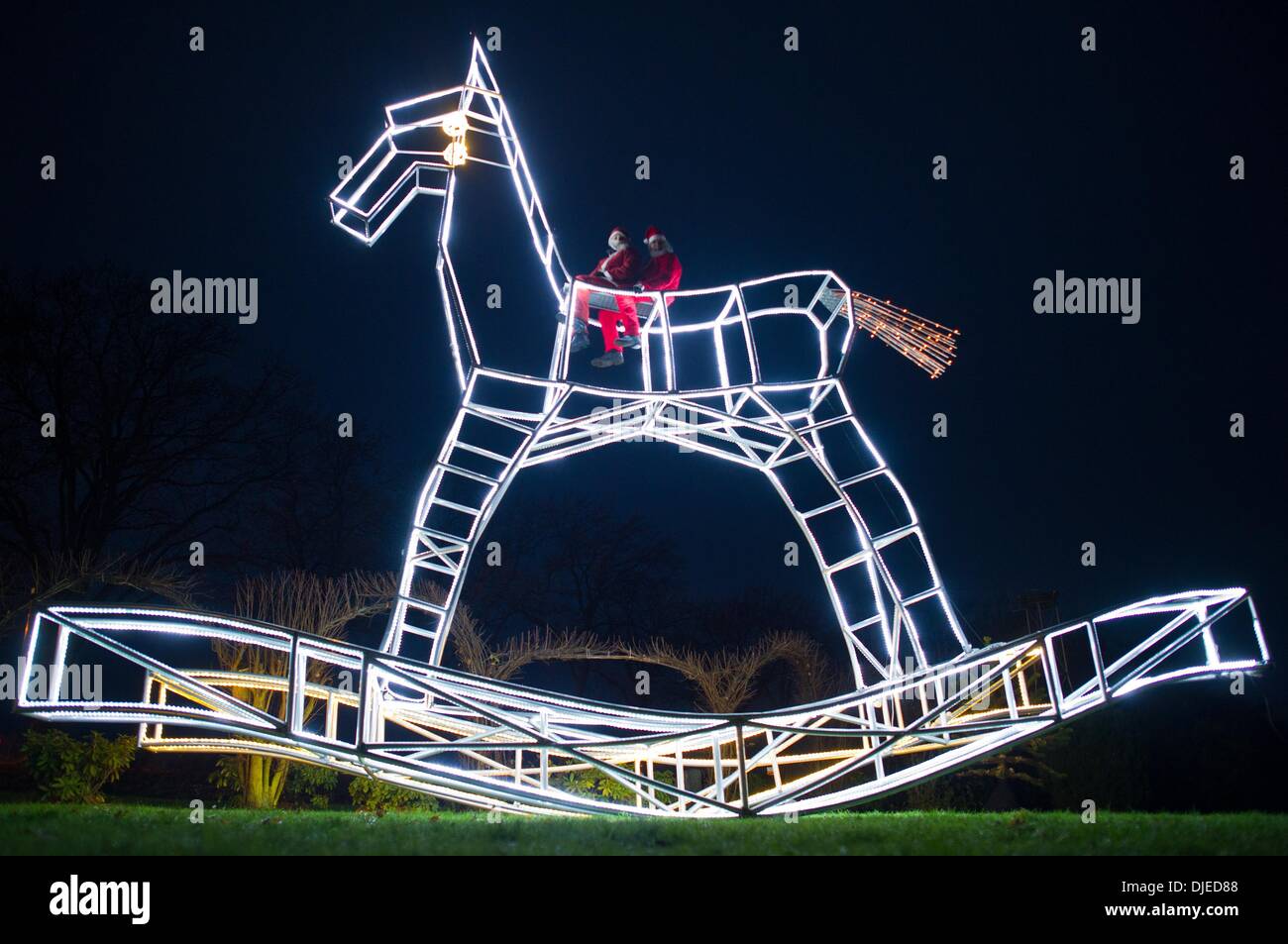 Storkow, Germany. 27th Nov, 2013. Bike designer Didi Senft presents ...