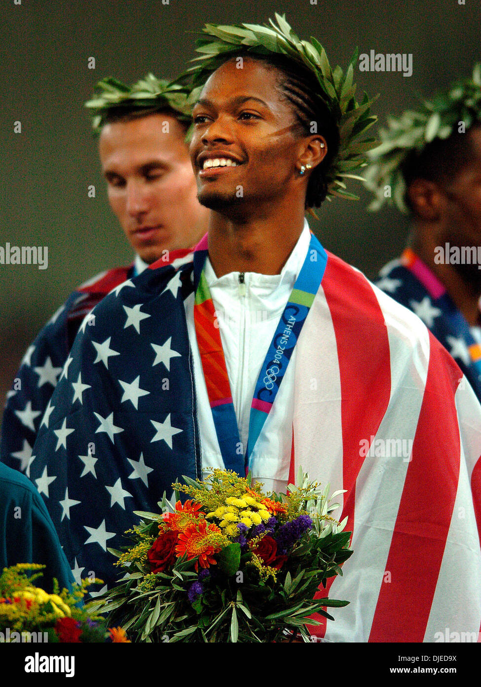 Aug 28, 2004; Athens, GREECE;U.S. Olympic runner and San Antonio native ...
