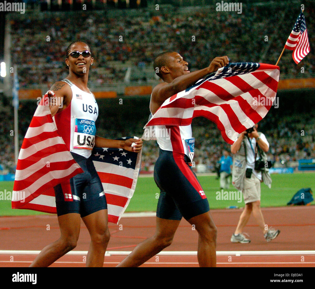 Aug 28, 2004; Athens, GREECE; U.S. Olympic runner Darold Willamson ...
